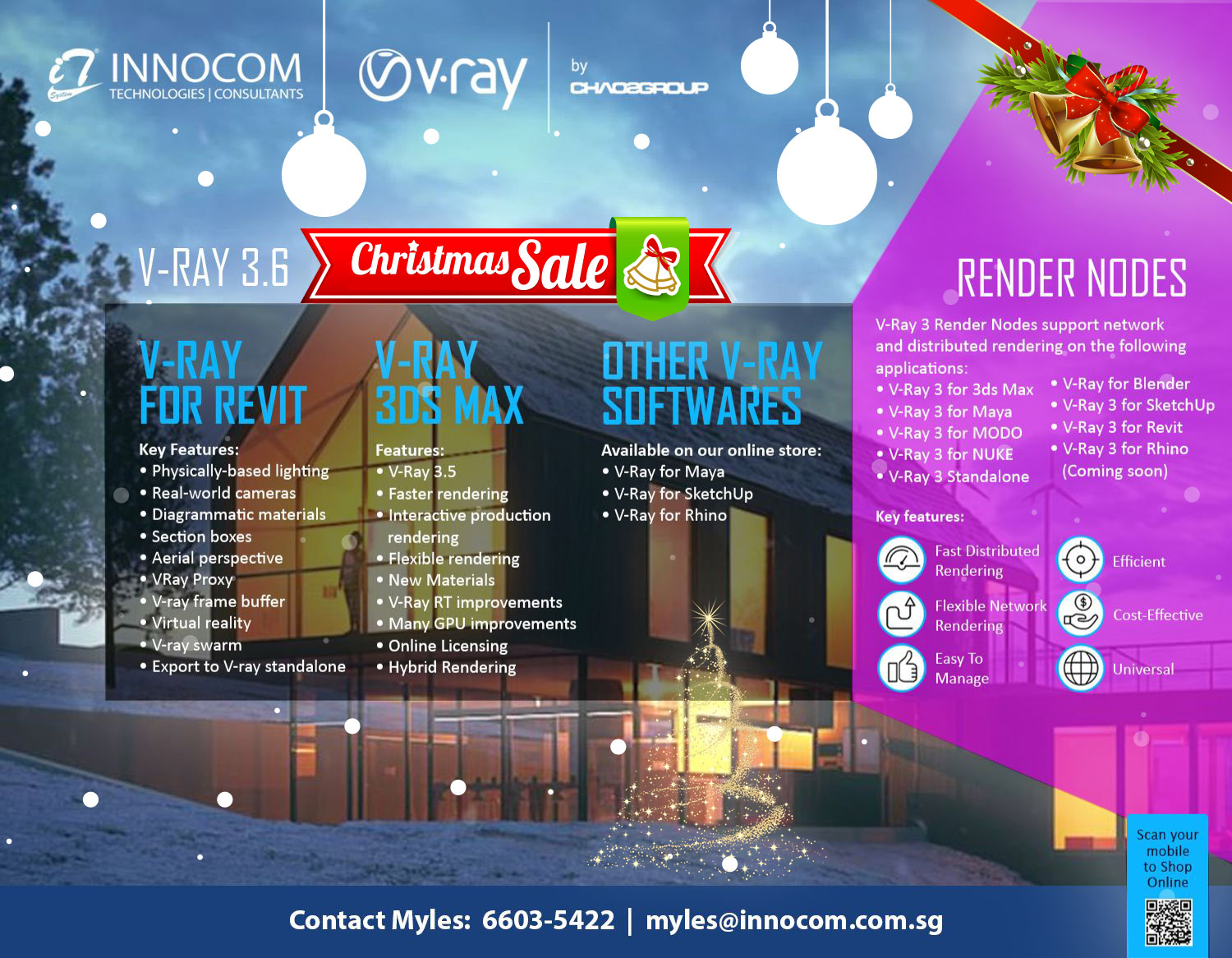 V-Ray Softwares and Render Nodes – Innocom Technologies
